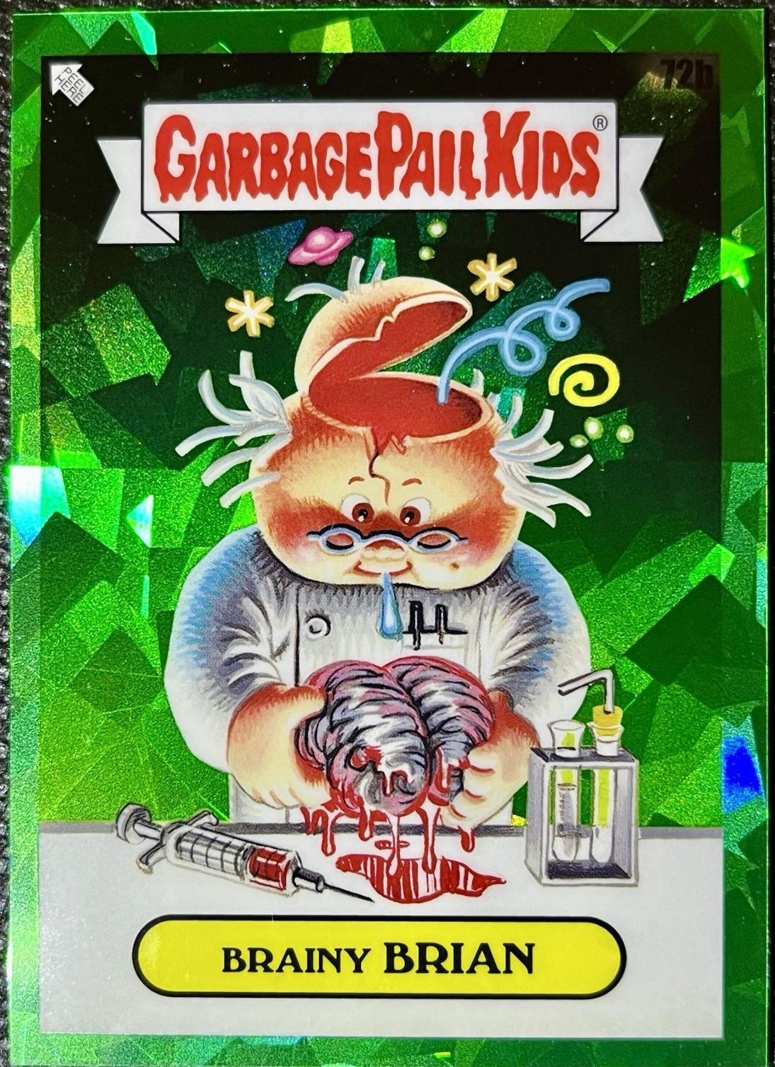 Brainy BRIAN [Green] #72b Prices | Garbage Pail Kids 2020 Sapphire ...