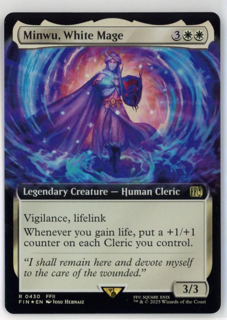 Minwu, White Mage [Extended Art Foil] #430 Prices | Magic Final Fantasy ...