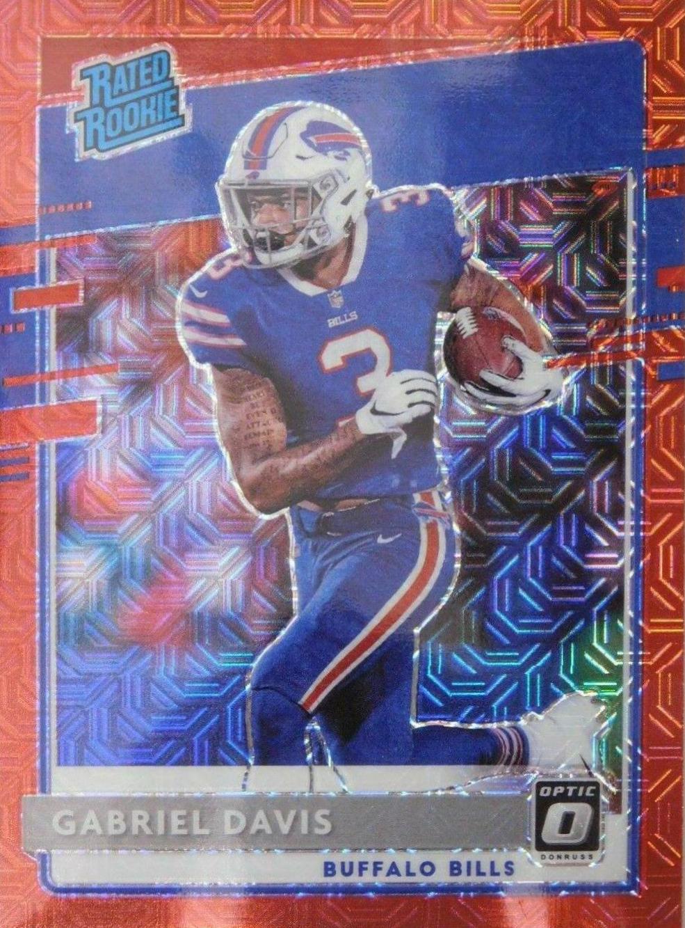 Gabriel Davis [Red] #187 Prices | 2020 Panini Donruss Optic | Football ...