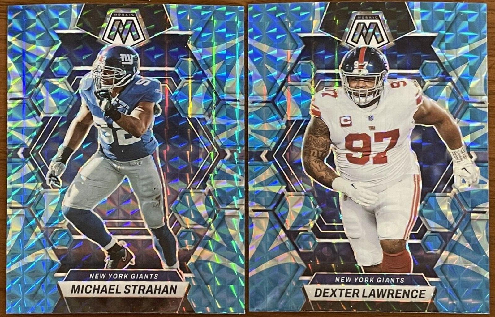 Michael Strahan [Reactive Blue] #182 Prices | 2023 Panini Mosaic ...