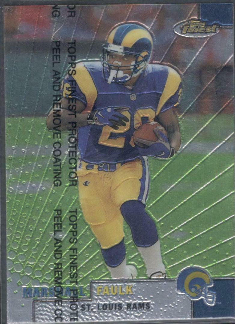 Marshall Faulk #116 Prices | 1999 Topps Finest | Football Cards