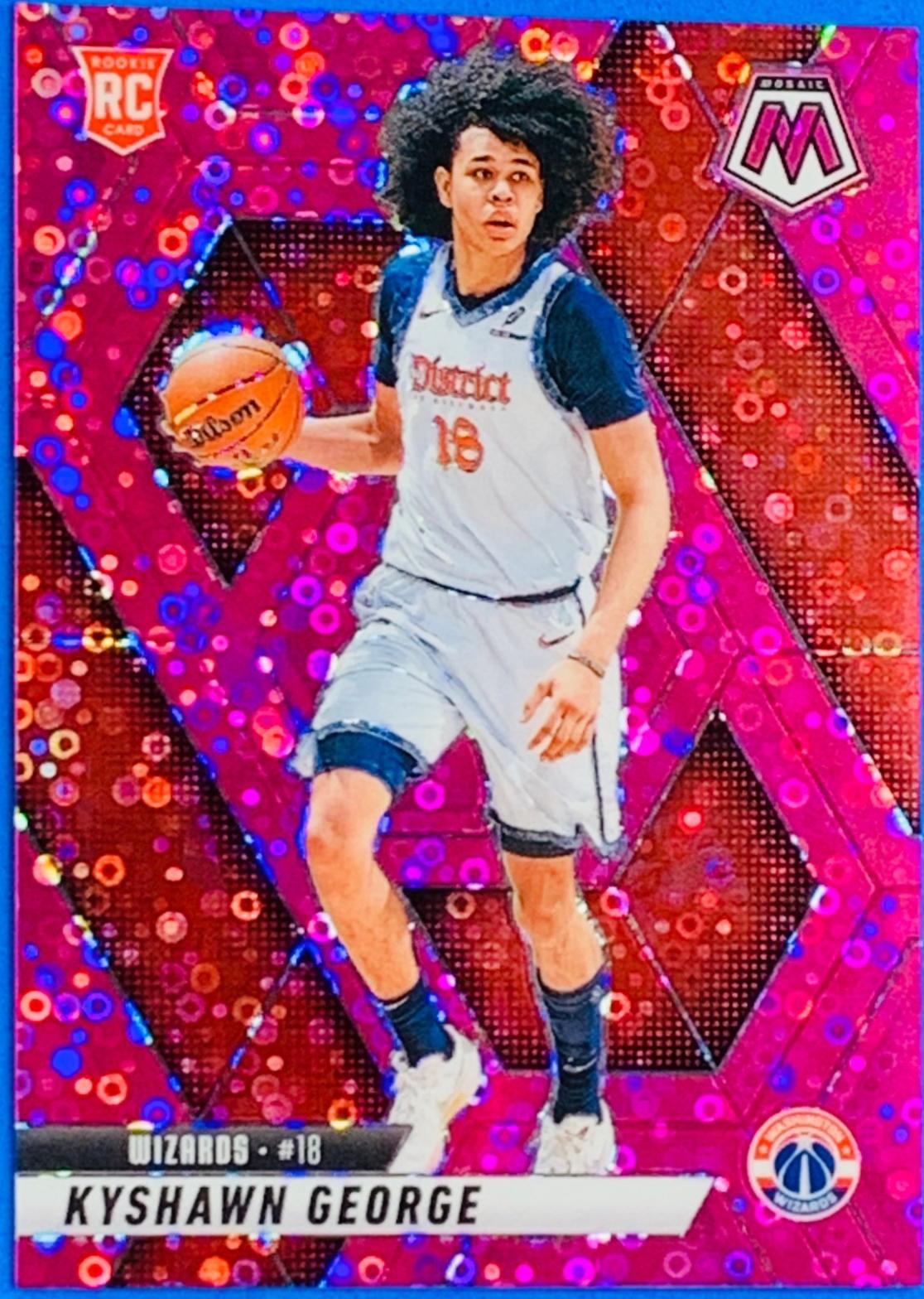 Kyshawn George [Fast Break Pink] #247 Prices | 2024 Panini Mosaic ...