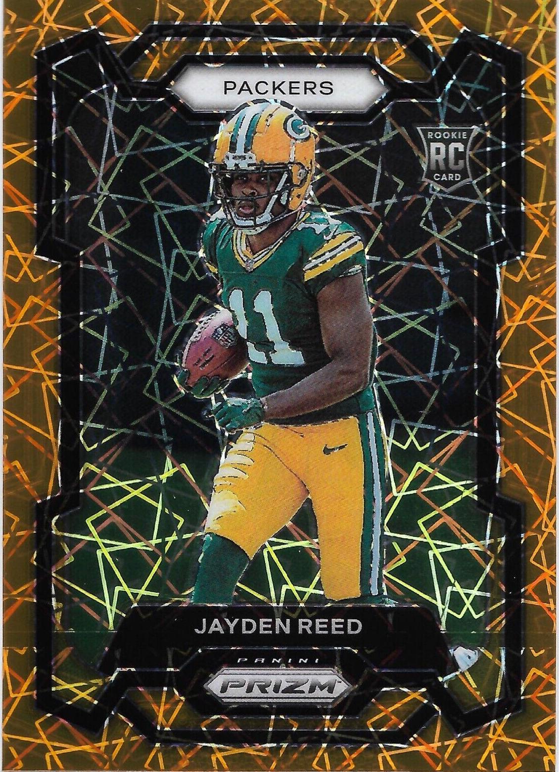 Jayden Reed [Orange Ice] #334 Prices [Rookie] | 2023 Panini Prizm ...