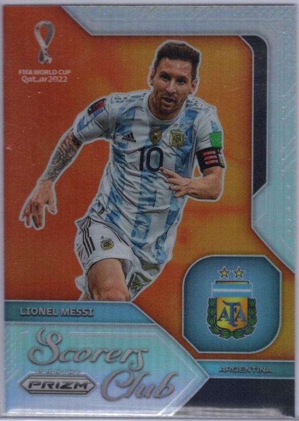 Lionel Messi [Silver] #10 Prices | 2022 Panini Prizm World Cup Scorers ...