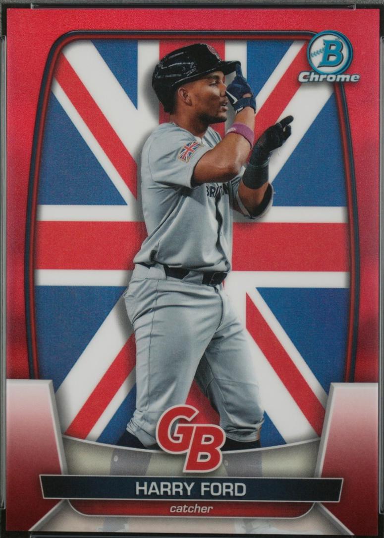 Harry Ford [Red] #WBC-35 Prices | 2023 Bowman Chrome WBC Flag Refractor ...