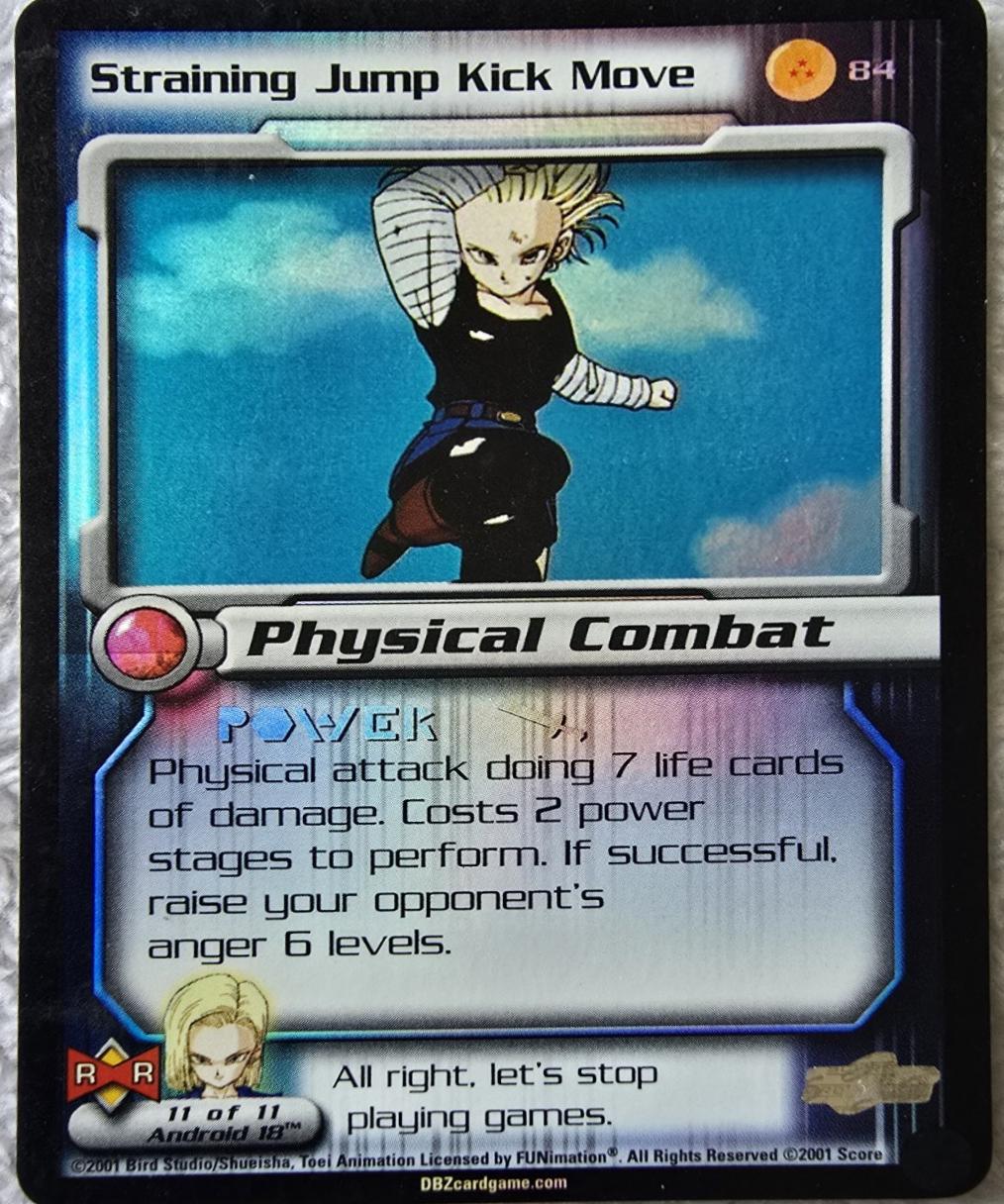Straining Jump Kick Move [Foil] 84 Prices | Dragon Ball Z Android Saga ...