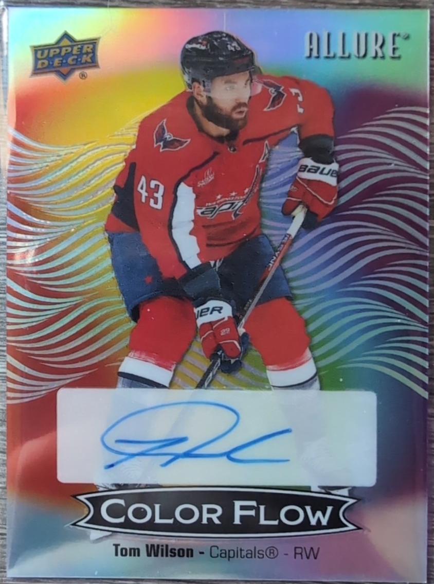 Tom Wilson #CFA-TW Prices | 2024 Upper Deck Allure Color Flow Full ...