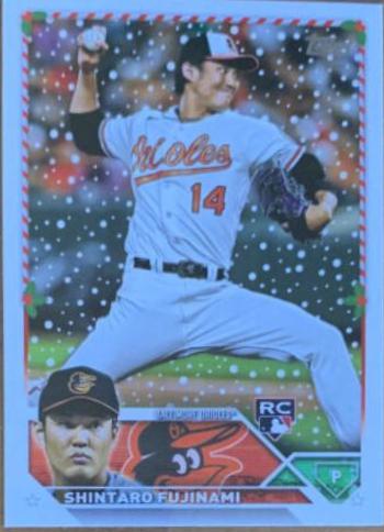 Shintaro Fujinami #H41 Prices [Rookie] | 2023 Topps Holiday | Baseball ...