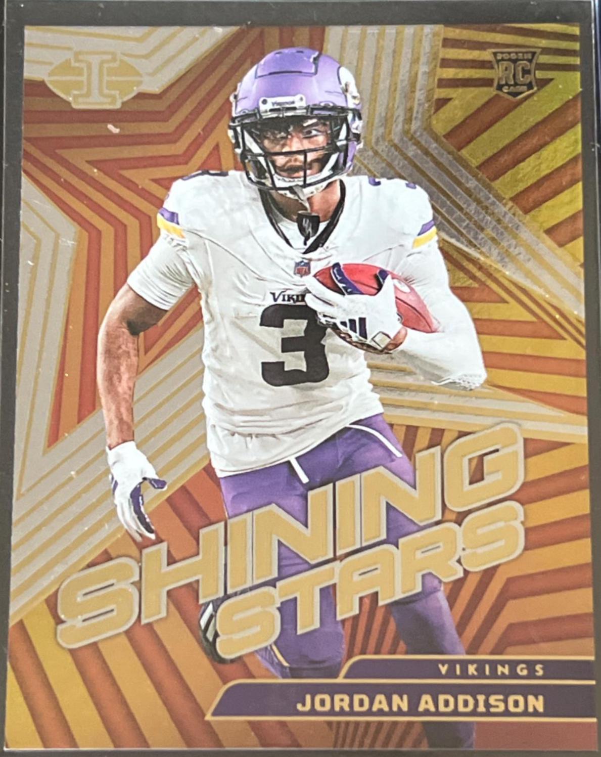 Jordan Addison #22 Prices | 2023 Panini Illusions Shining Stars ...