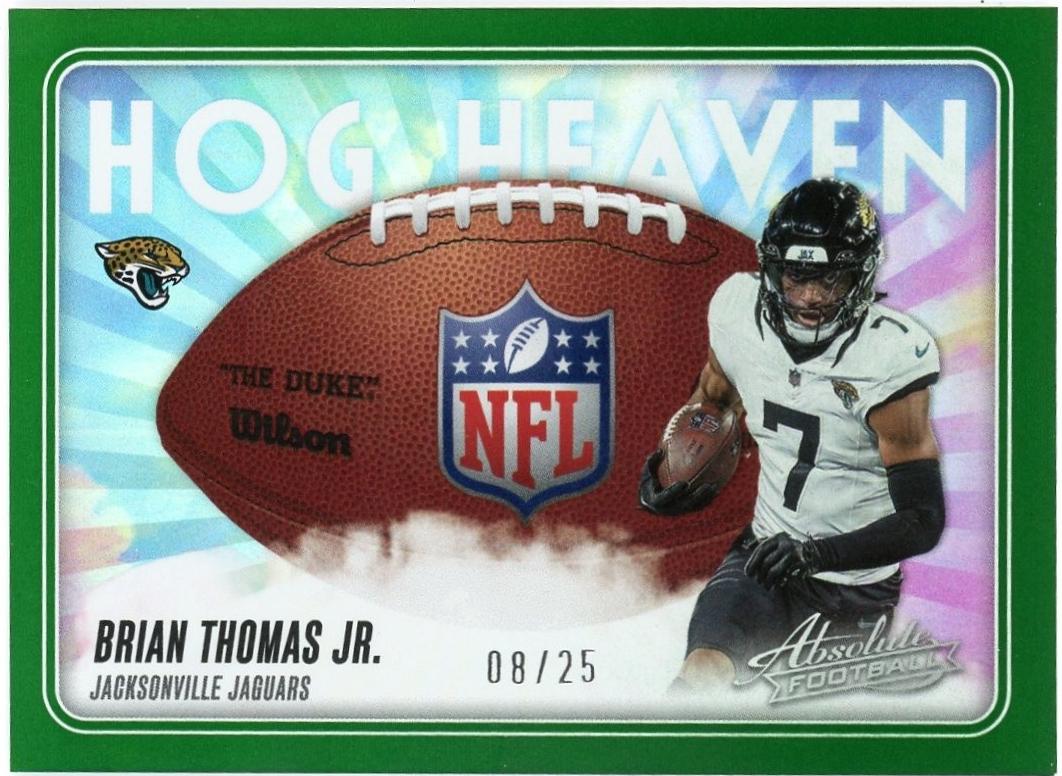 Brian Thomas Jr. [Green] #HH-BTJ Prices | 2025 Panini Absolute Hog ...