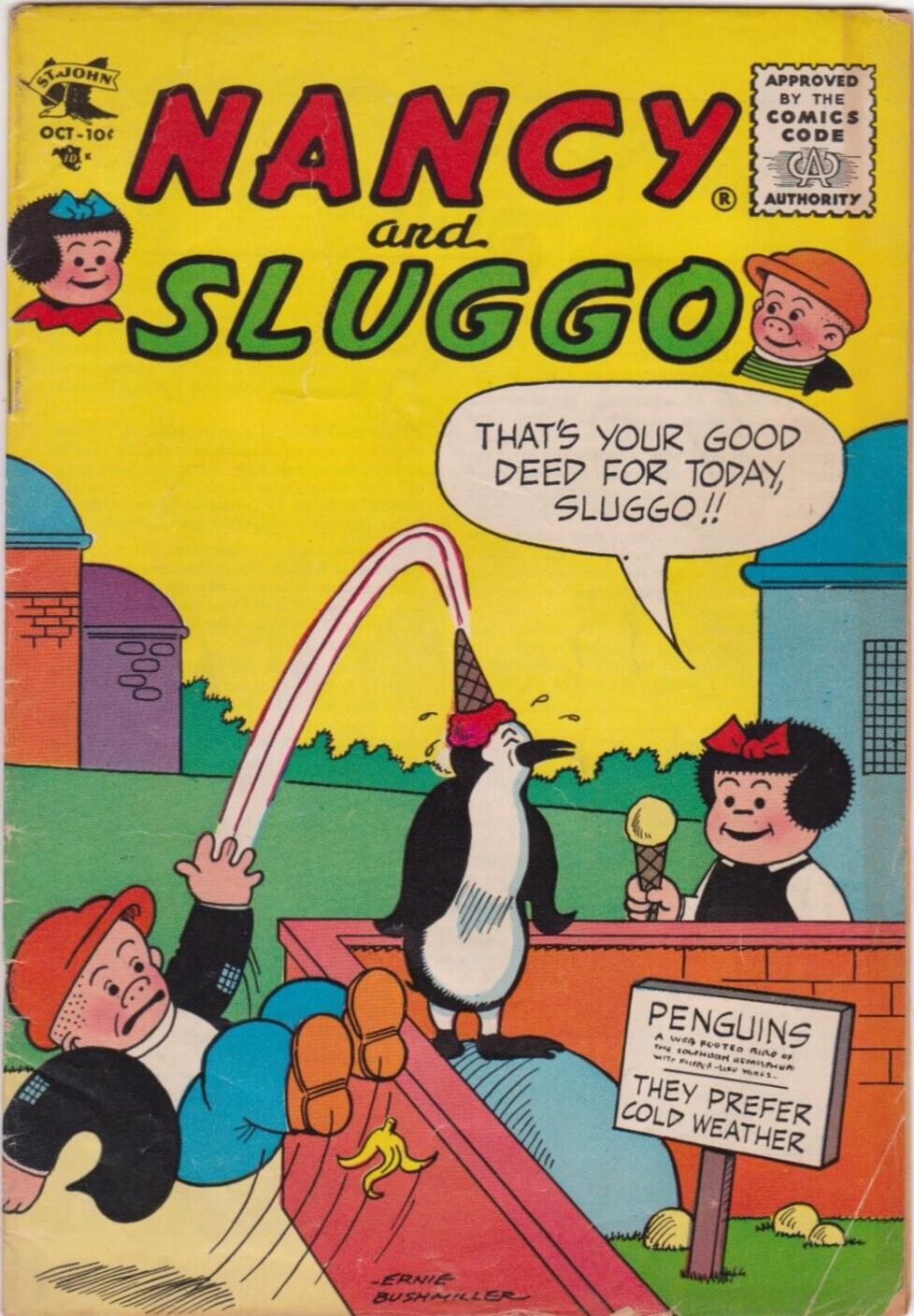 Nancy and Sluggo #125 (1955) Prices | Nancy & Sluggo Series