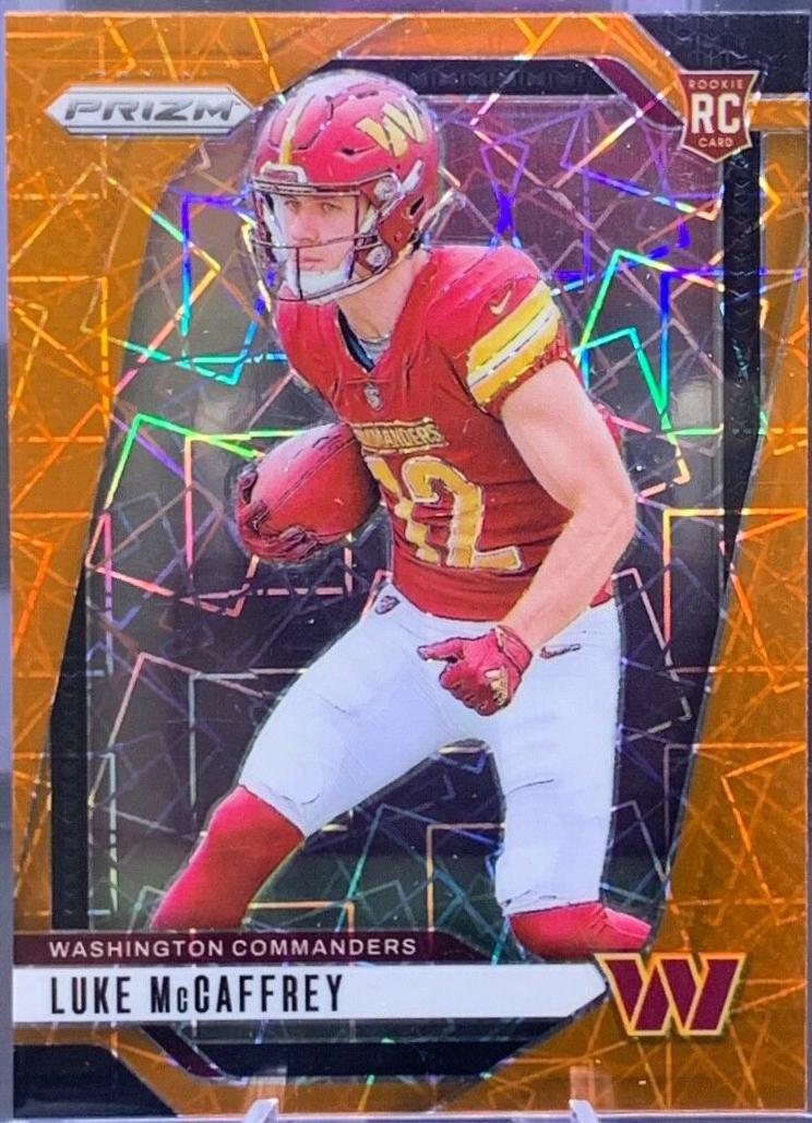 Luke McCaffrey [Lazer] #367 Prices | 2024 Panini Prizm | Football Cards