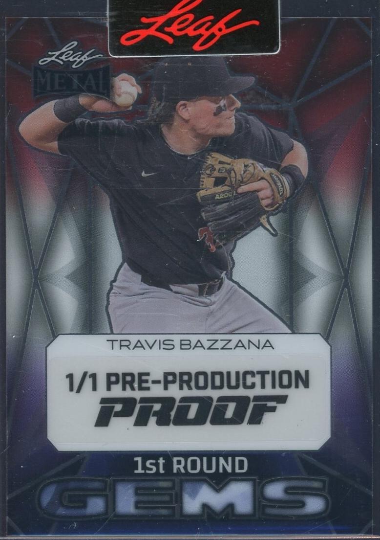 Travis Bazzana [Red White Blue Crystal] #1RG-TB1 Prices | 2024 Leaf ...