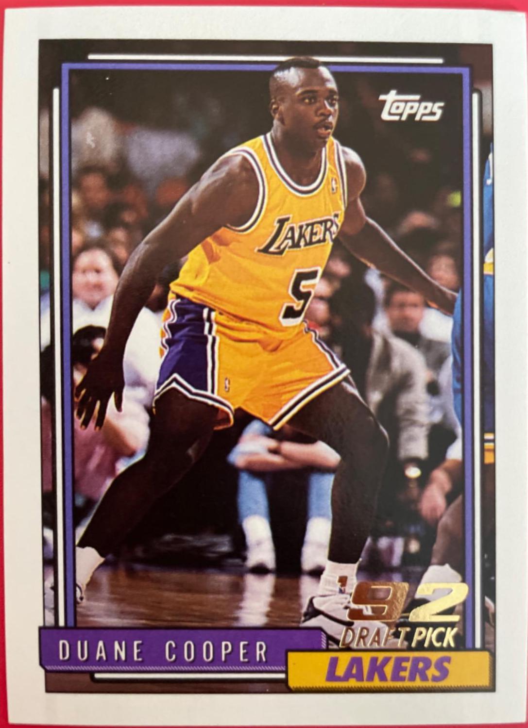 Duane Cooper #329 Prices [Rookie] | 1992 Topps | Basketball Cards