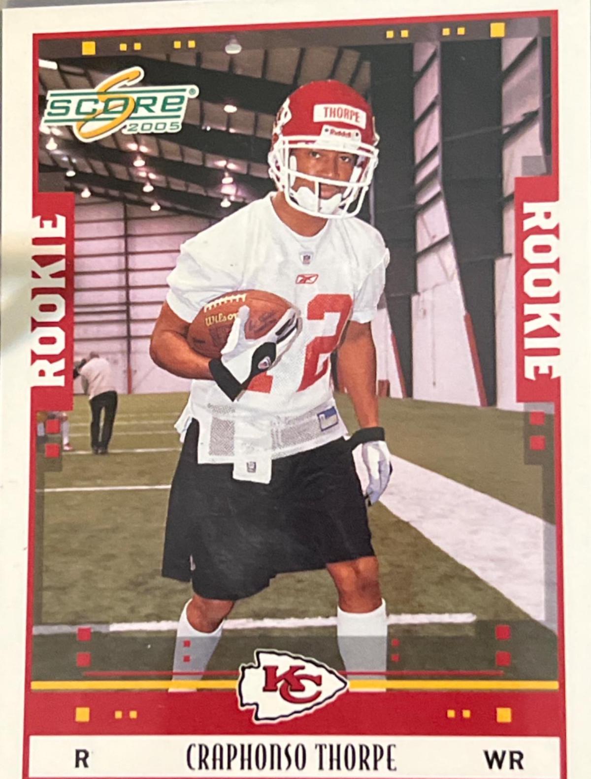 Craphonso Thorpe #382 Prices | 2005 Panini Score | Football Cards