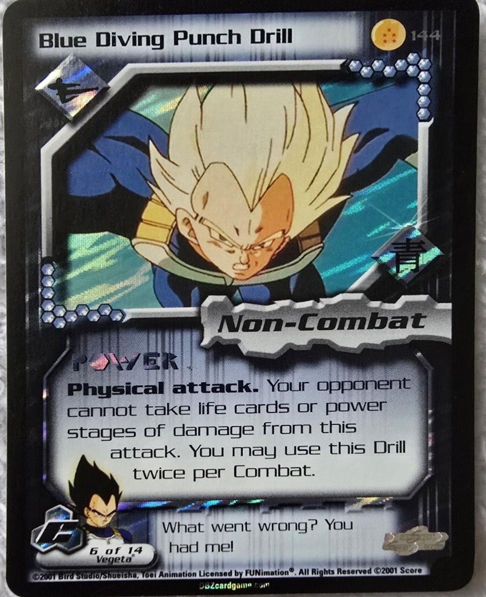 Blue Diving Punch Drill [Foil] 144 Prices | Dragon Ball Z Cell Saga ...