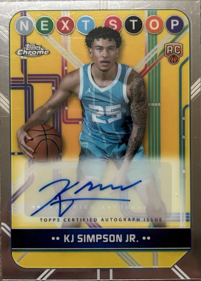 KJ Simpson Jr. [Refractor] #NSS-KS Prices [Rookie] | 2024 Topps Chrome ...