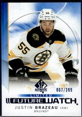 Justin Brazeau [Blue] #129 Prices | 2024 SP Authentic | Hockey Cards