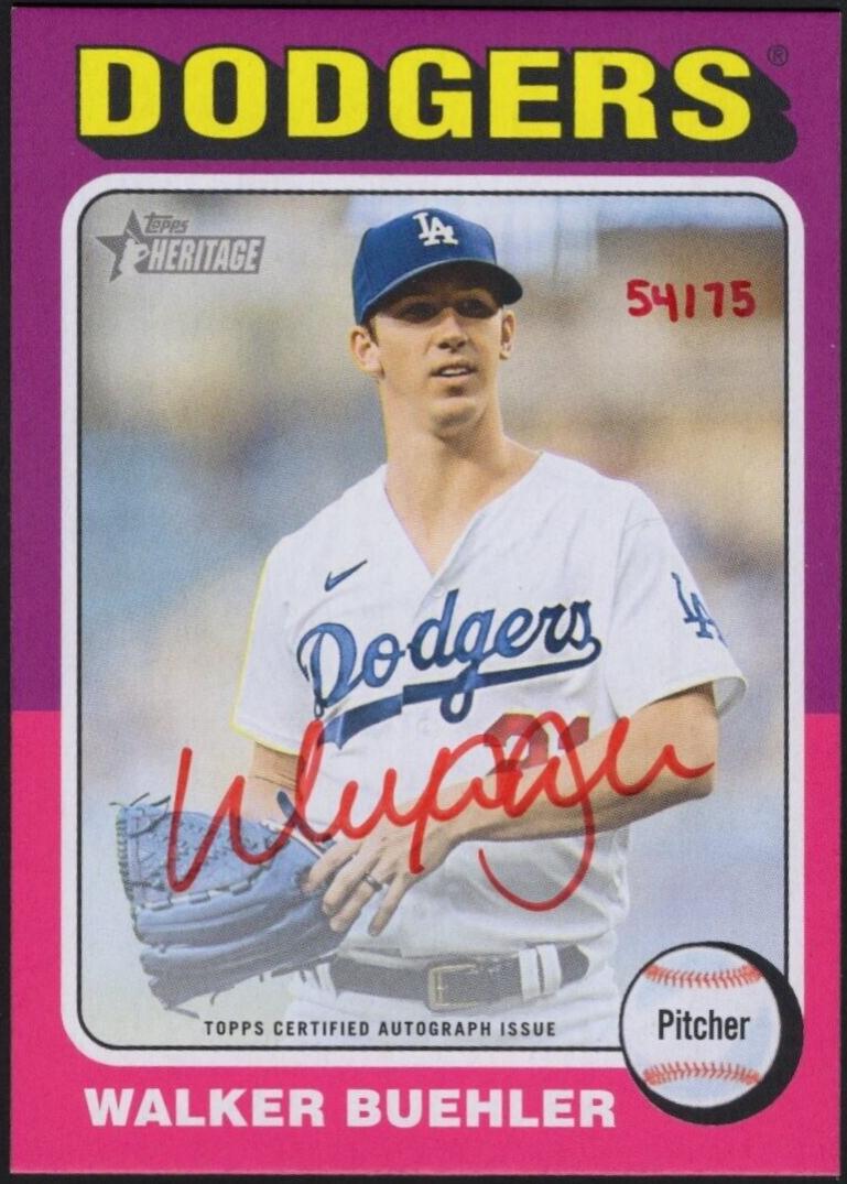 Walker Buehler [Red Ink Special Edition] #ROA-WB Prices | 2024 Topps ...