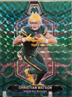 Christian Watson [Green] #80 Prices | 2024 Panini Mosaic | Football Cards