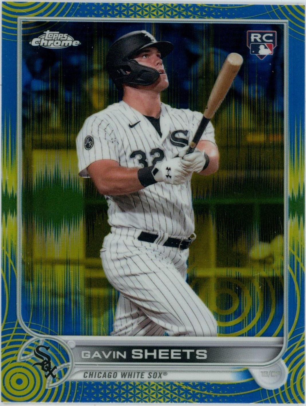 Gavin Sheets [Sonic Blue Yellow Pulse] #146 Prices | 2022 Topps Chrome ...
