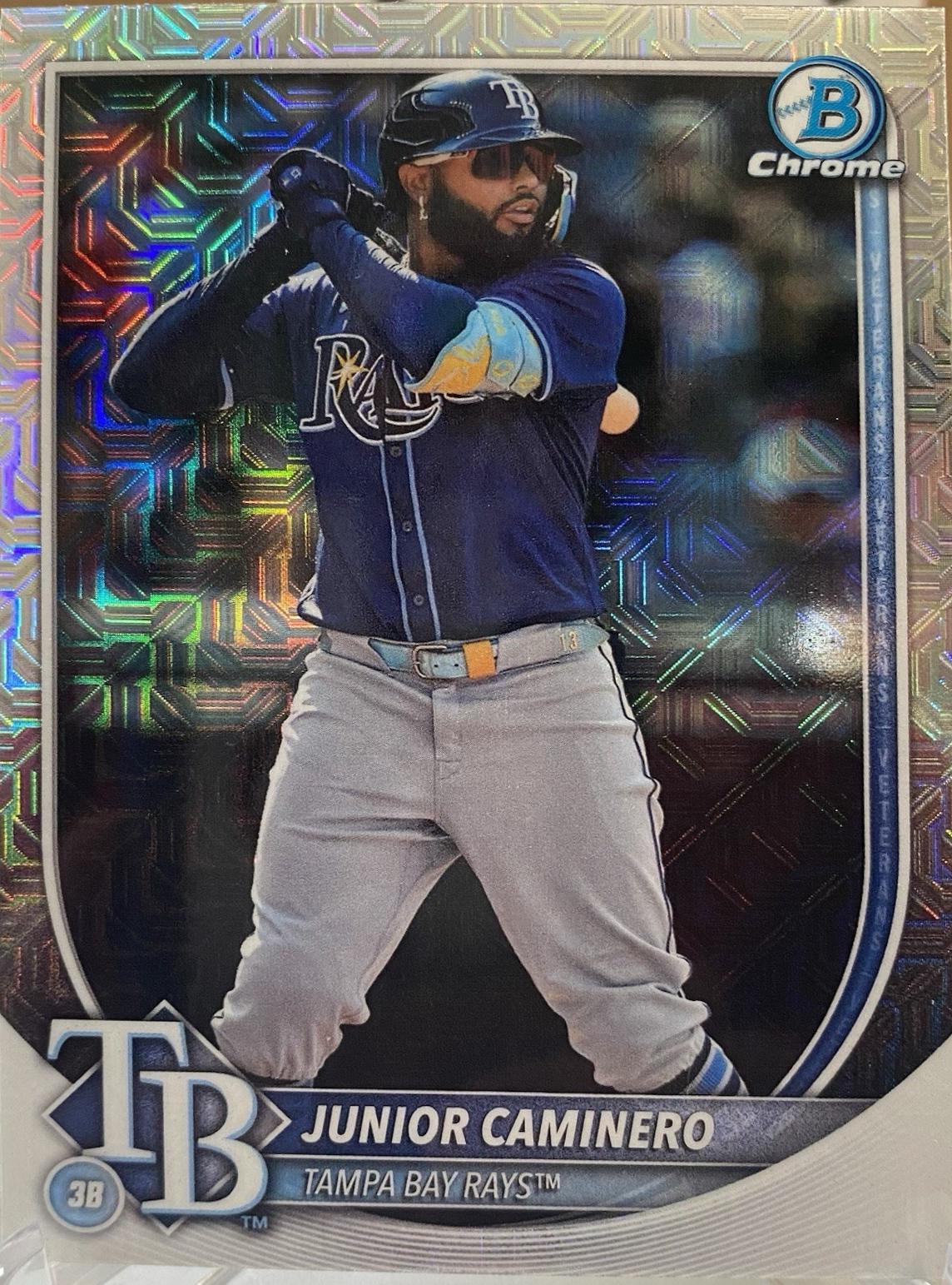 Junior Caminero [Mojo] #13 Prices | 2025 Bowman | Baseball Cards