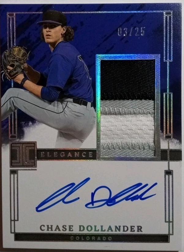 Chase Dollander [Holo Silver] #EPJ-CD Prices | 2024 Panini Impeccable ...