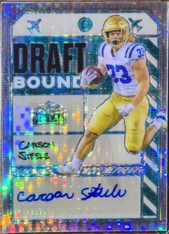 Carson Steele [Silver Pulsar] #DB-CS1 Prices | 2024 Leaf Metal Draft ...