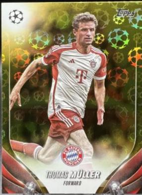 Thomas Muller [Gold Foilboard Starball] #172 Prices | 2023 Topps UEFA ...