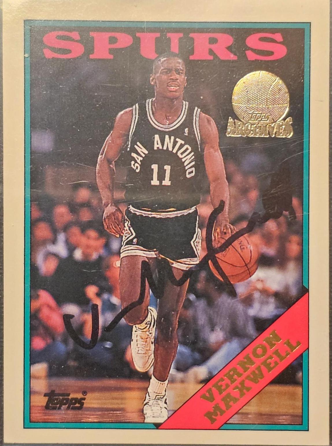 Vernon Maxwell [Gold, Autograph] #107 Prices | 1992 Topps Archives ...