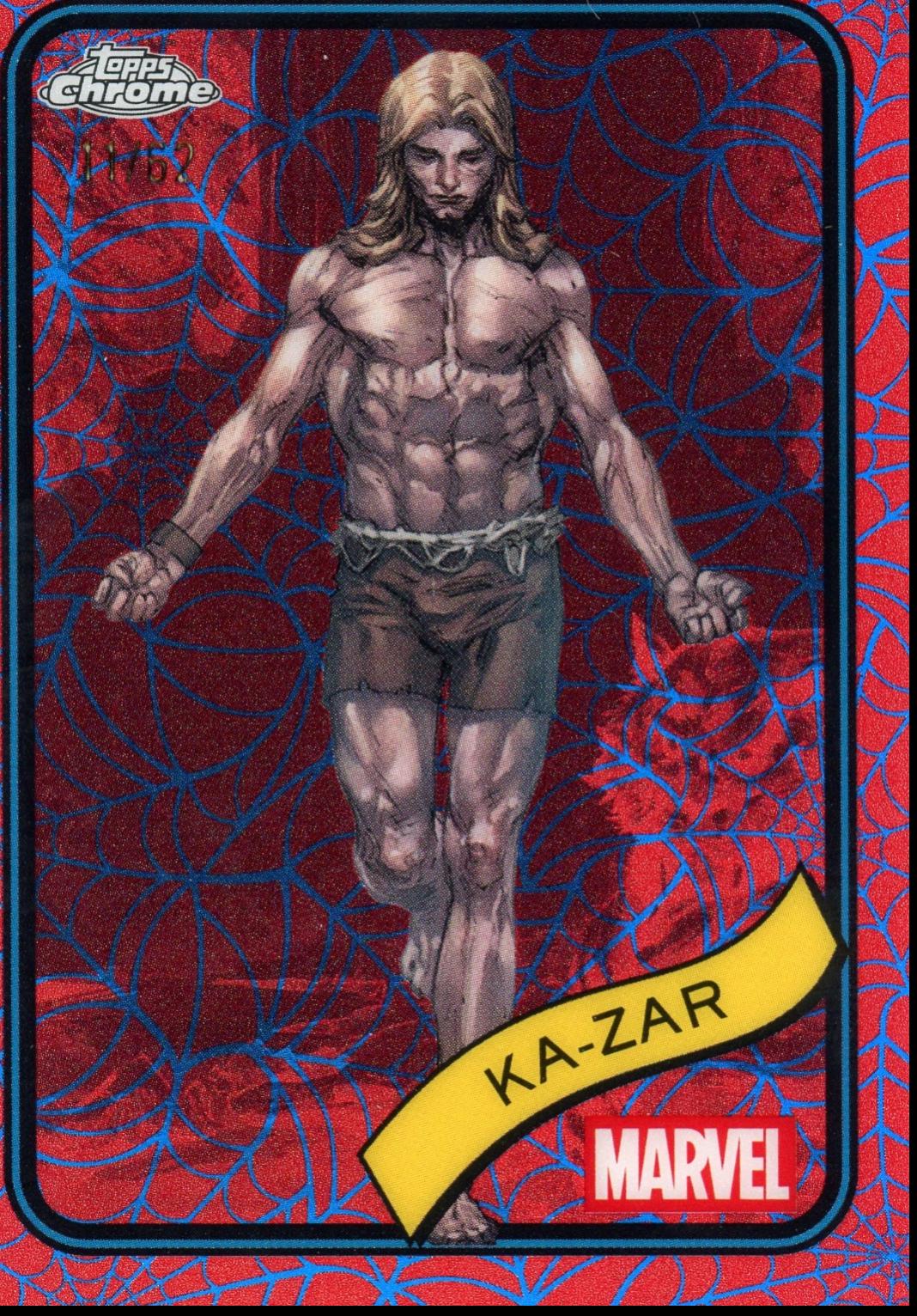 Ka-Zar [Blue Red Web] #84 Prices | Marvel 2025 Topps Chrome | Marvel Cards
