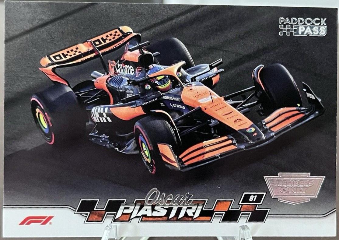 Oscar Piastri [Members Only] #38 Prices | 2024 Topps Paddock Pass ...