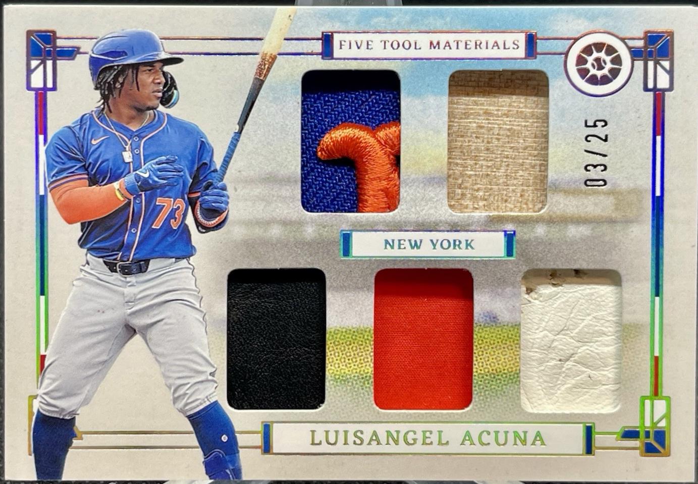 Luisangel Acuna [Holo Silver] #FT-LA Prices | 2024 Panini Boys of ...
