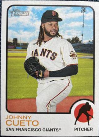 Johnny Cueto #458 Prices | 2022 Topps Heritage | Baseball Cards