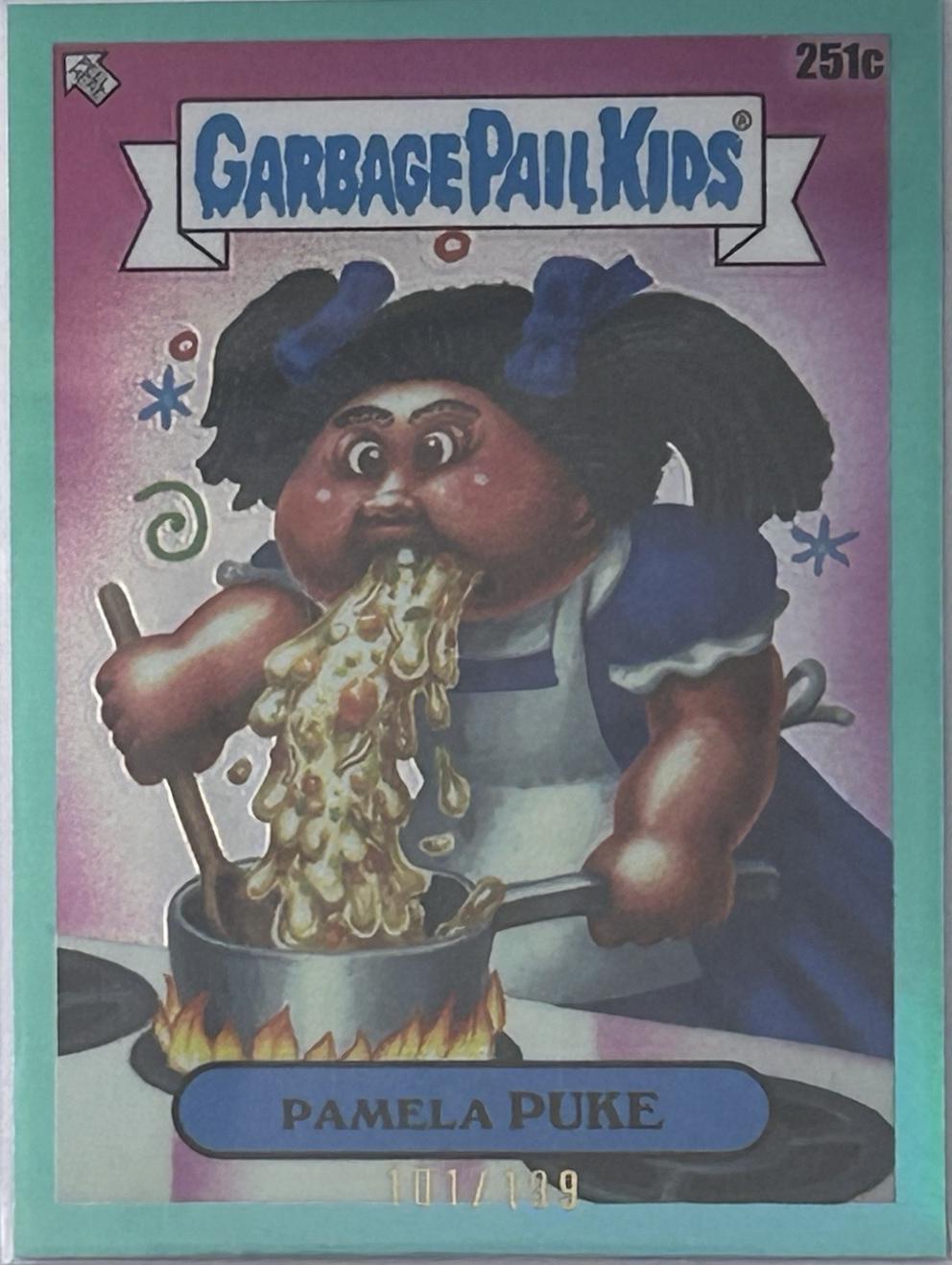 PAMELA Puke [Aqua Refractor] #251c Prices | 2024 Garbage Pail Kids ...