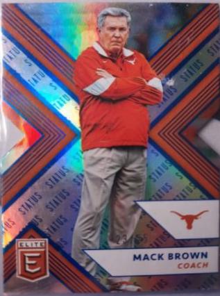 Mack Brown [Aspirations Blue] #64 Prices | 2018 Panini Elite Draft ...