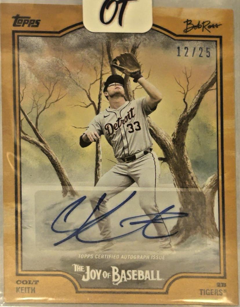 Colt Keith [Indian Yellow] #19 Prices | 2025 Topps X Bob Ross Autograph ...