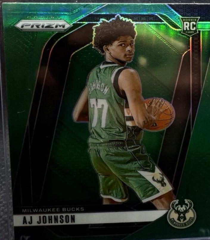 AJ Johnson [Green] #251 Prices | 2024 Panini Prizm | Basketball Cards