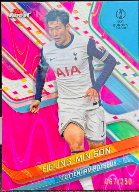 Heung-min Son [Pink Raywave Refractor] #68 Prices | 2024 Topps Finest ...