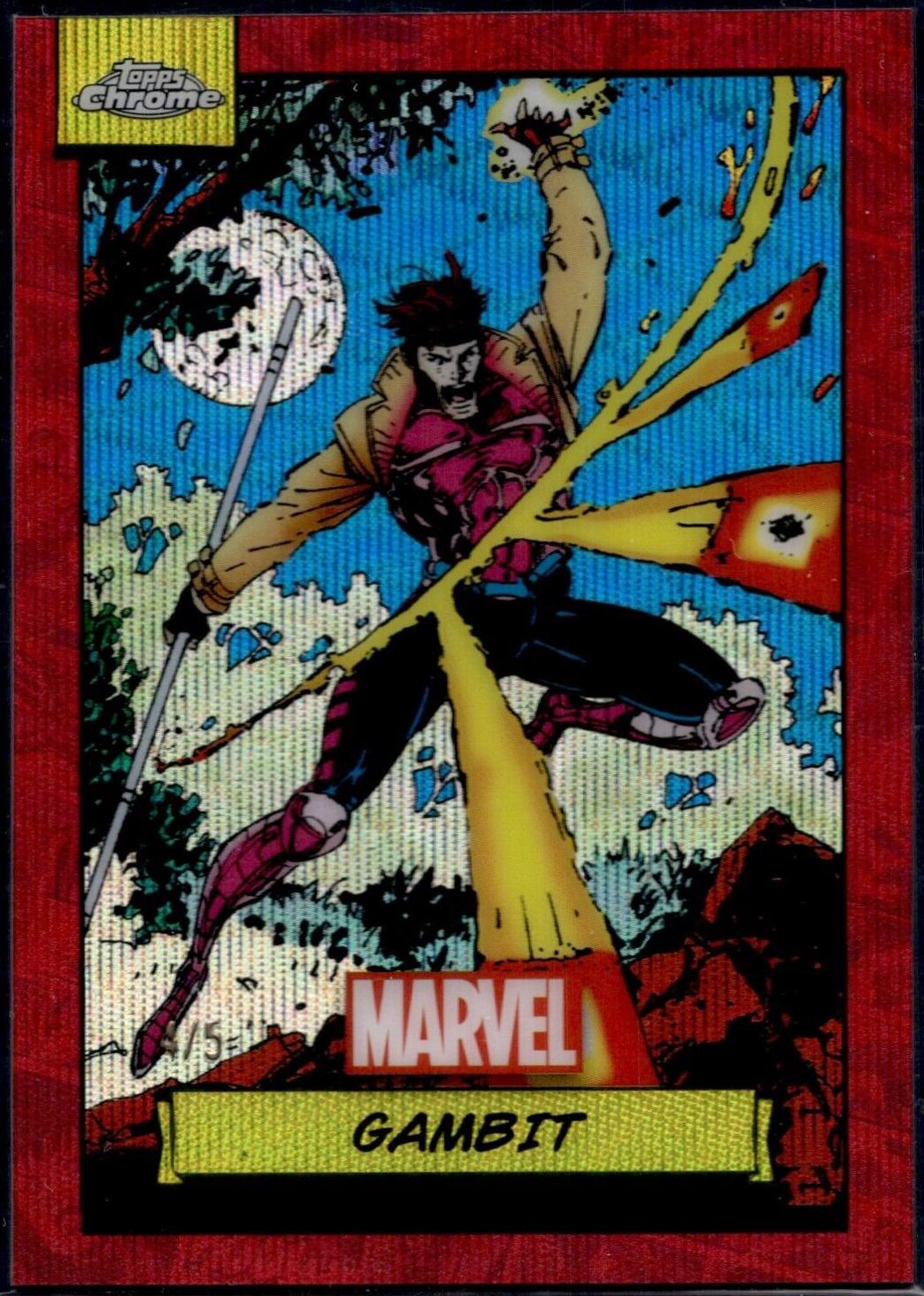 Gambit [Red Wave] #3 Prices | Marvel 2024 Topps Chrome | Marvel Cards