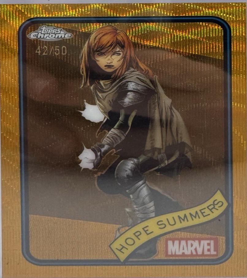 Hope Summers [Gold Wave] #73 Prices | Marvel 2025 Topps Chrome | Marvel ...