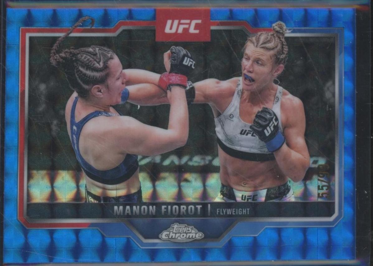 Manon Fiorot [Blue Geometric Refractor] #92 Prices | 2025 Topps Chrome ...
