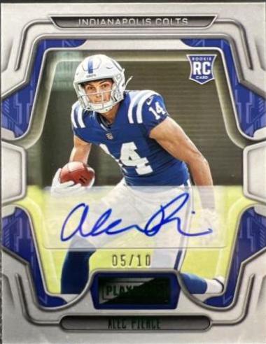 Alec Pierce [Signature Green] #121 Prices | 2022 Panini Playbook ...