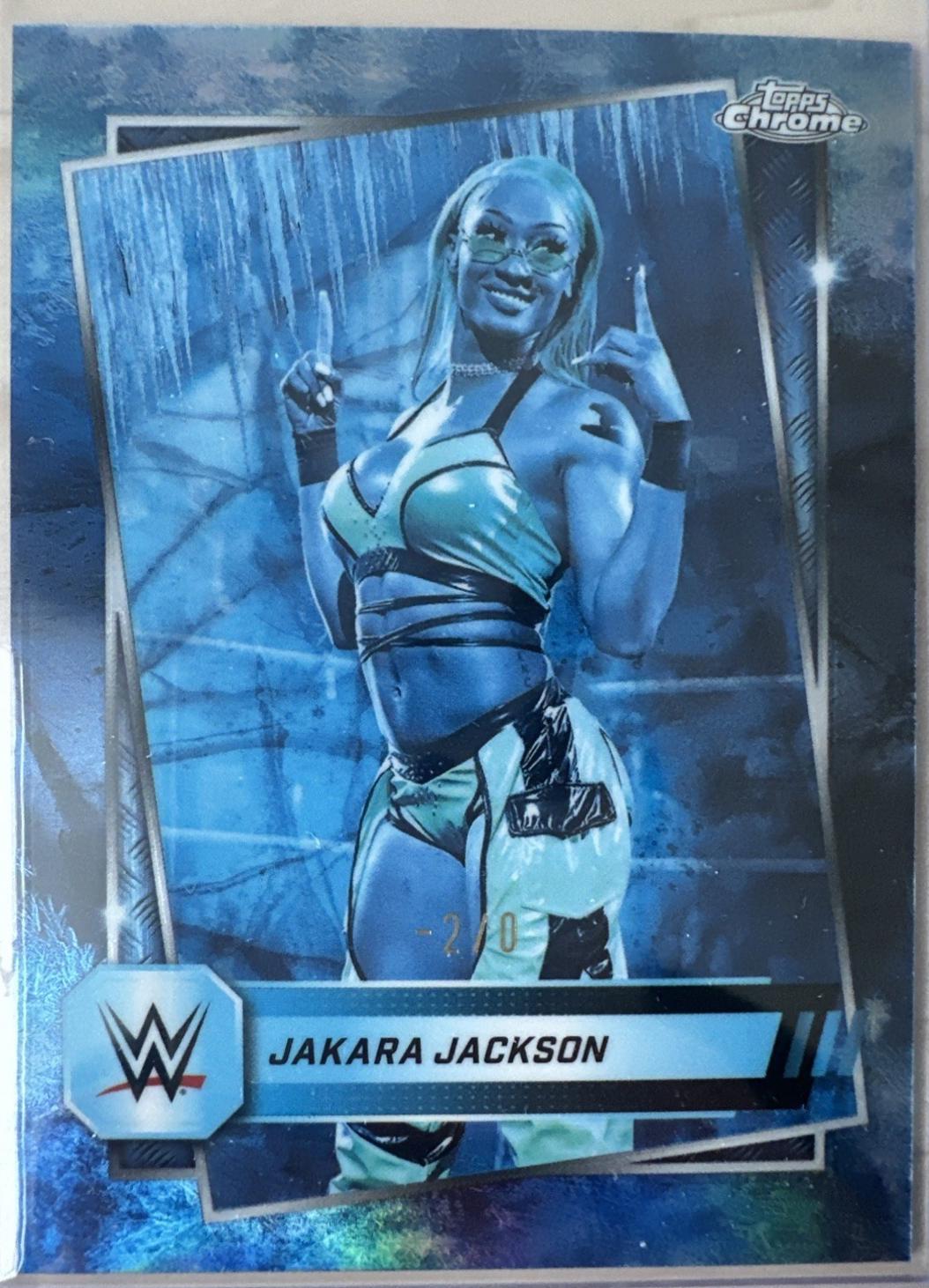 Jakara Jackson [Frozenfractor] #36 Prices | 2025 Topps Chrome WWE ...