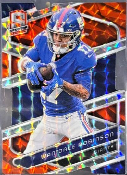 Wan'Dale Robinson [Neon Orange Die-Cut] #78 Prices | 2024 Panini ...