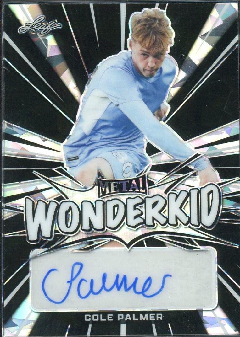 Cole Palmer [Black Crystal] #WK-CP1 Prices | 2022 Leaf Metal Wonderkid ...