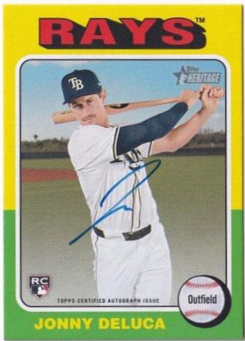 Jonny Deluca #ROA-JDE Prices | 2024 Topps Heritage Real One Autograph ...