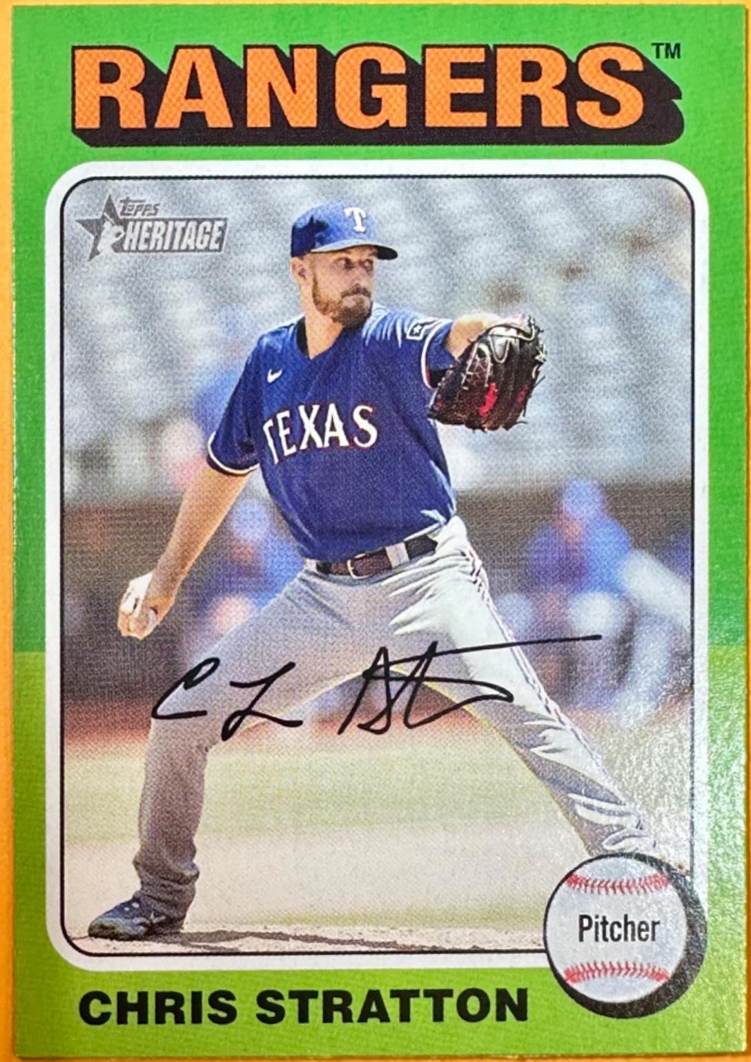 Chris Stratton #430 Prices | 2024 Topps Heritage | Baseball Cards