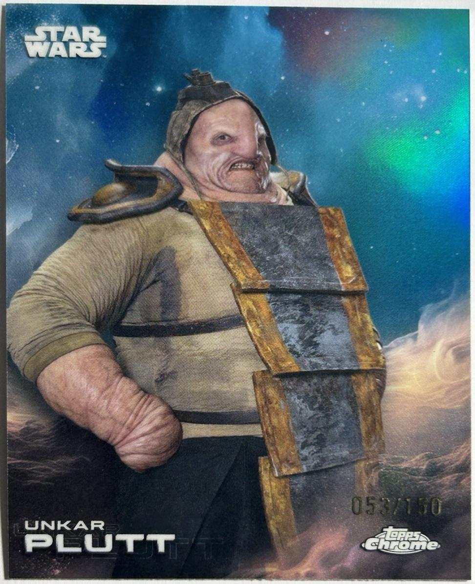 Unkar Plutt [Blue] #186 Prices | Star Wars 2025 Topps Chrome | Star ...