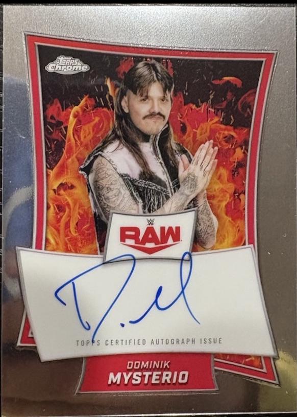 Dominik Mysterio #RBA-DOM Prices | 2025 Topps Chrome WWE Red Brand ...